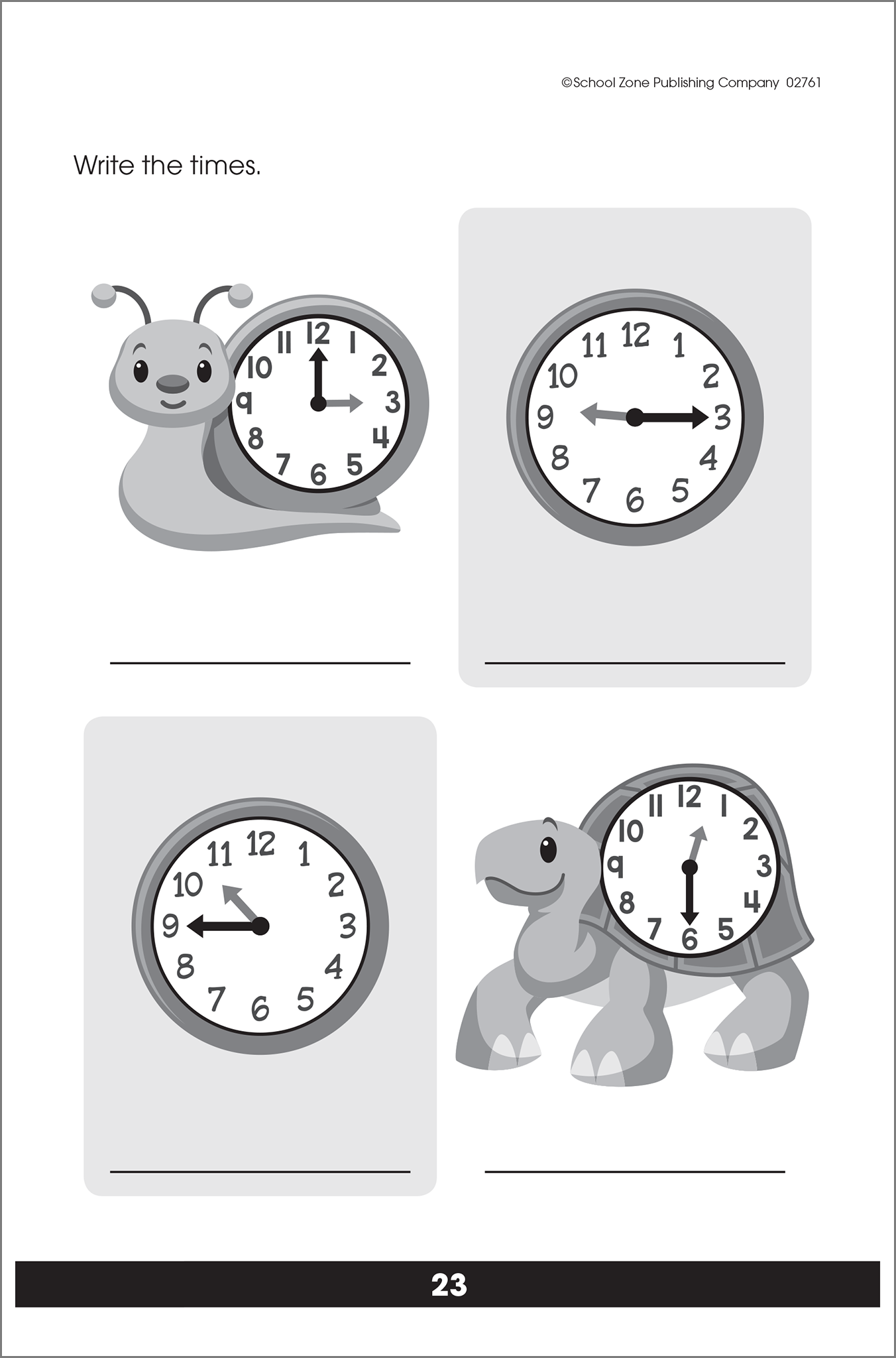 Teaching Clock: Learn to Tell Time – School Zone Publishing Company