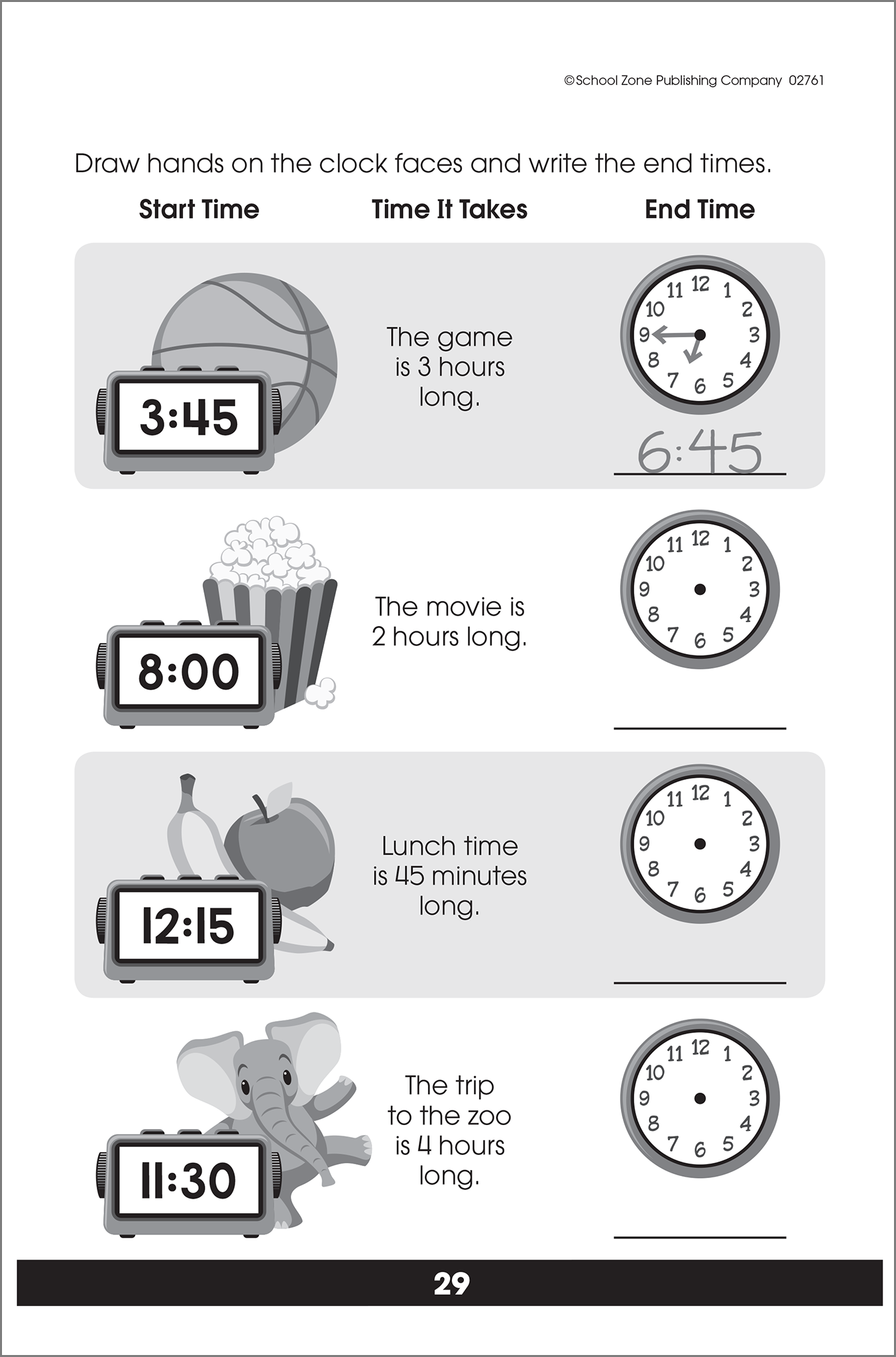 Teaching Clock: Learn to Tell Time – School Zone Publishing Company