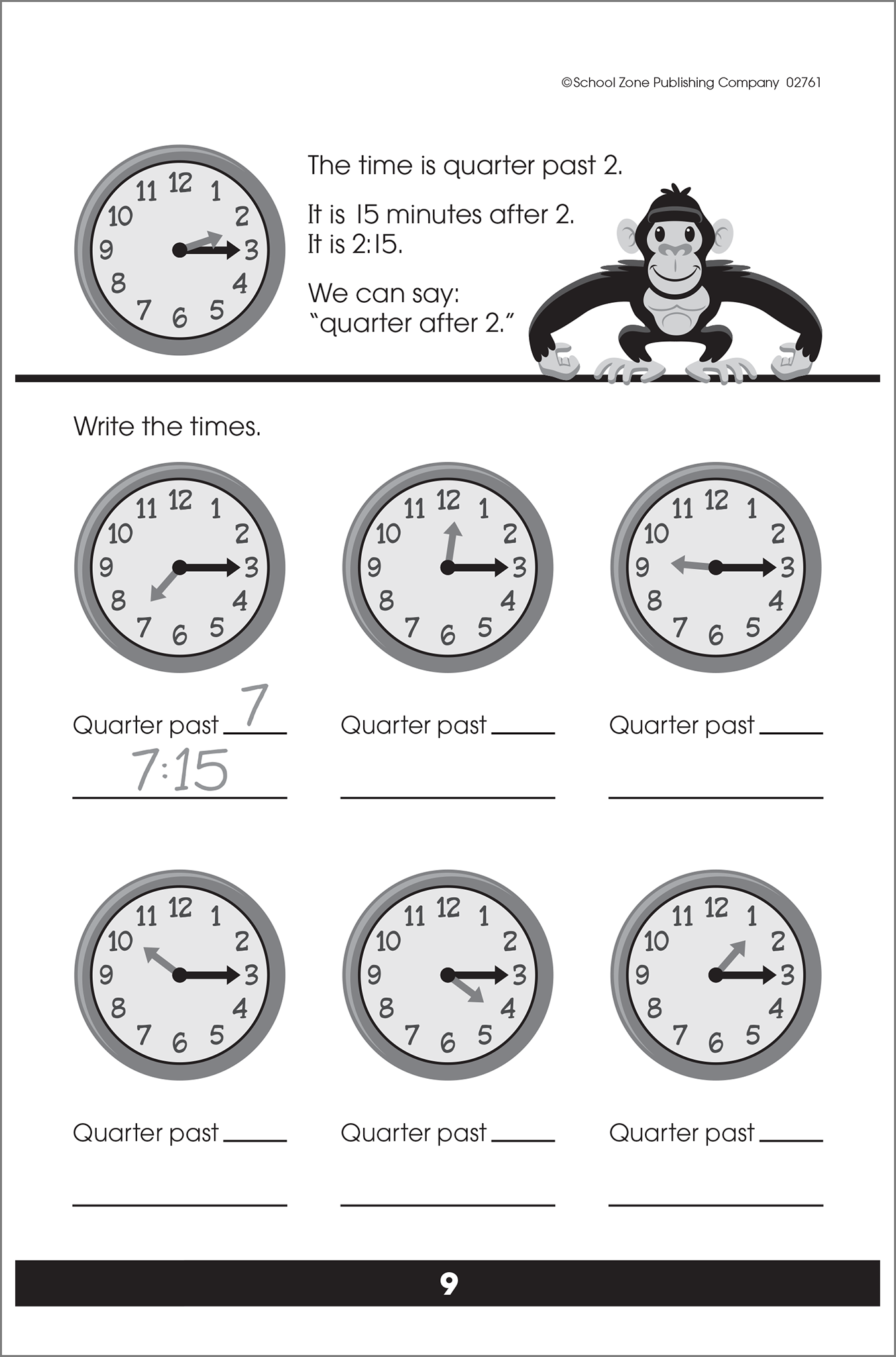 Teaching Clock: Learn to Tell Time – School Zone Publishing Company