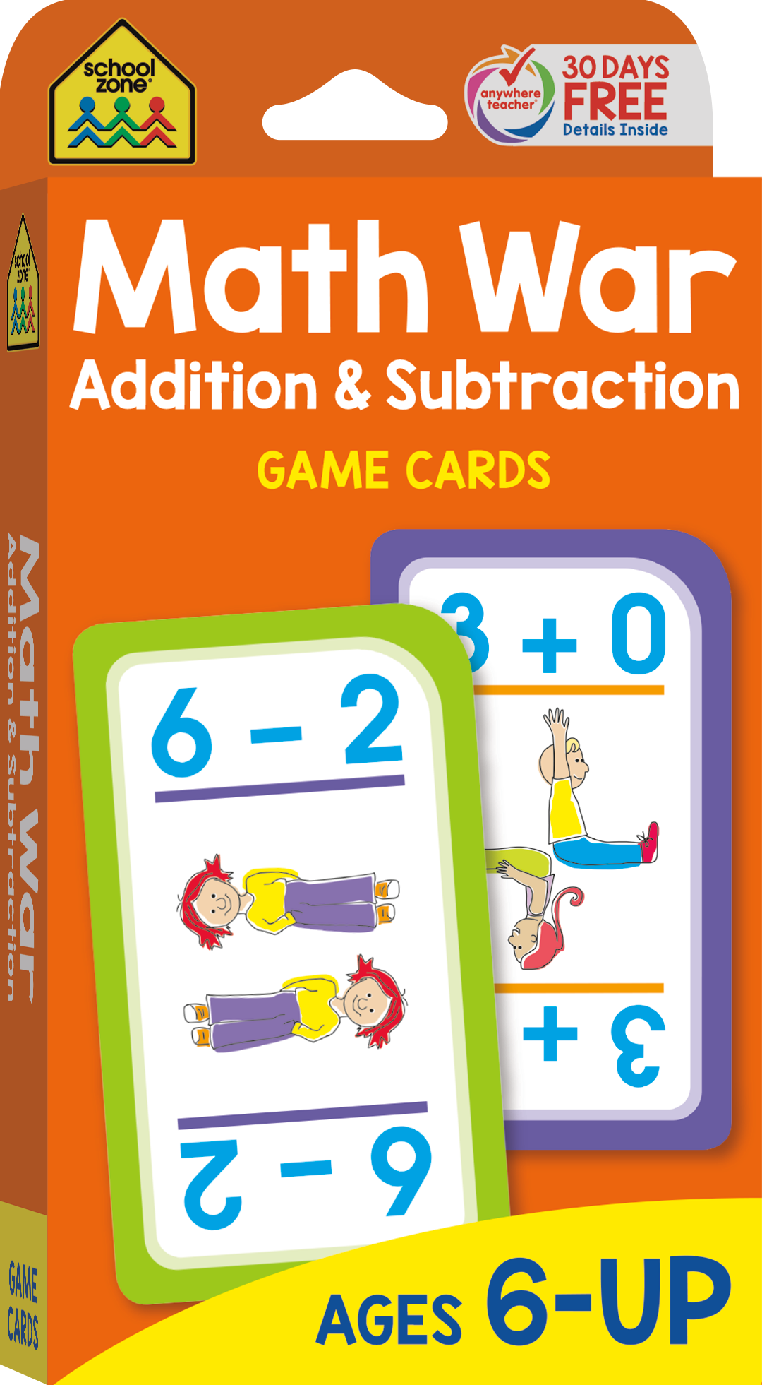Math War Addition & Subtraction Cards – School Zone Publishing Company