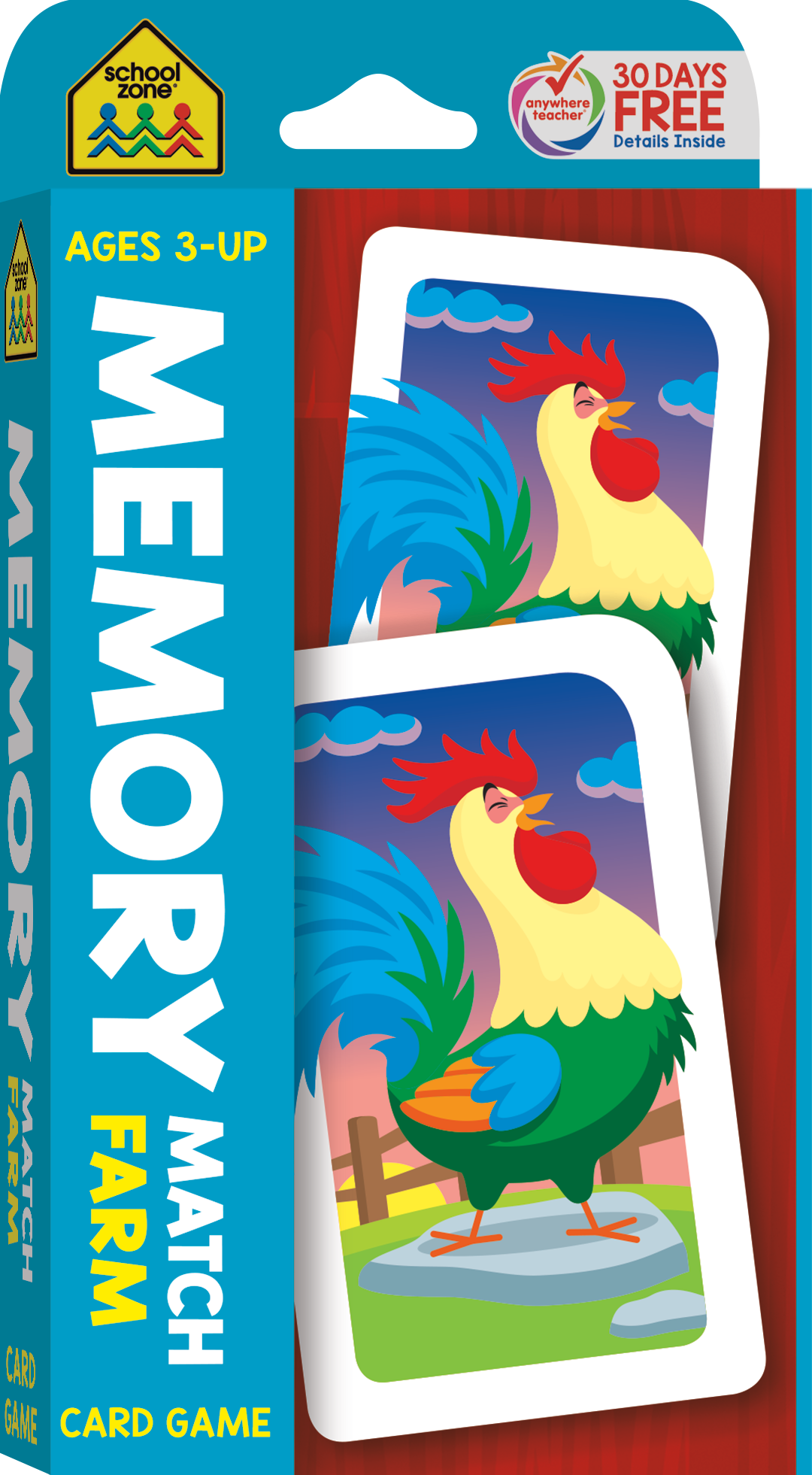 Memory Match Card Game: Farm Edition – School Zone Publishing Company