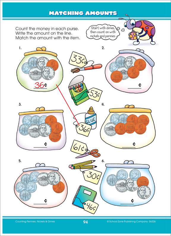 Big Math Grades 1-2 Workbook – School Zone Publishing Company