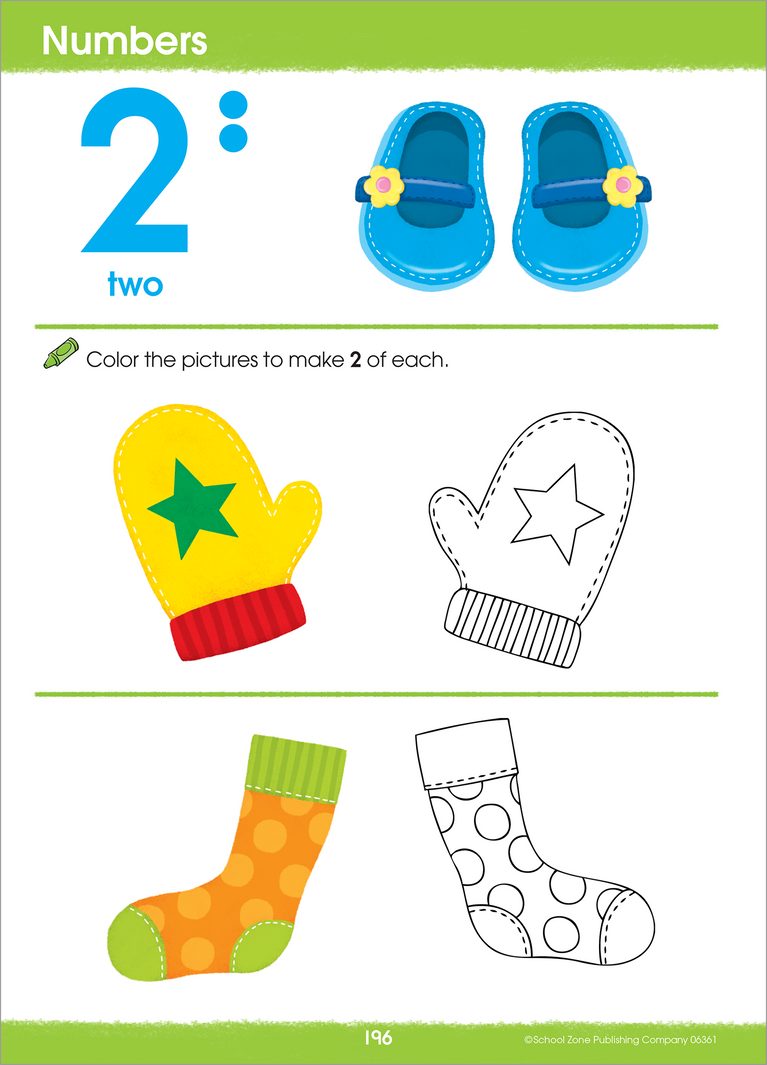 Get Ready For Preschool Workbook – School Zone Publishing Company