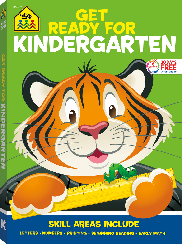 Get Ready For Kindergarten Workbook – School Zone Publishing Company