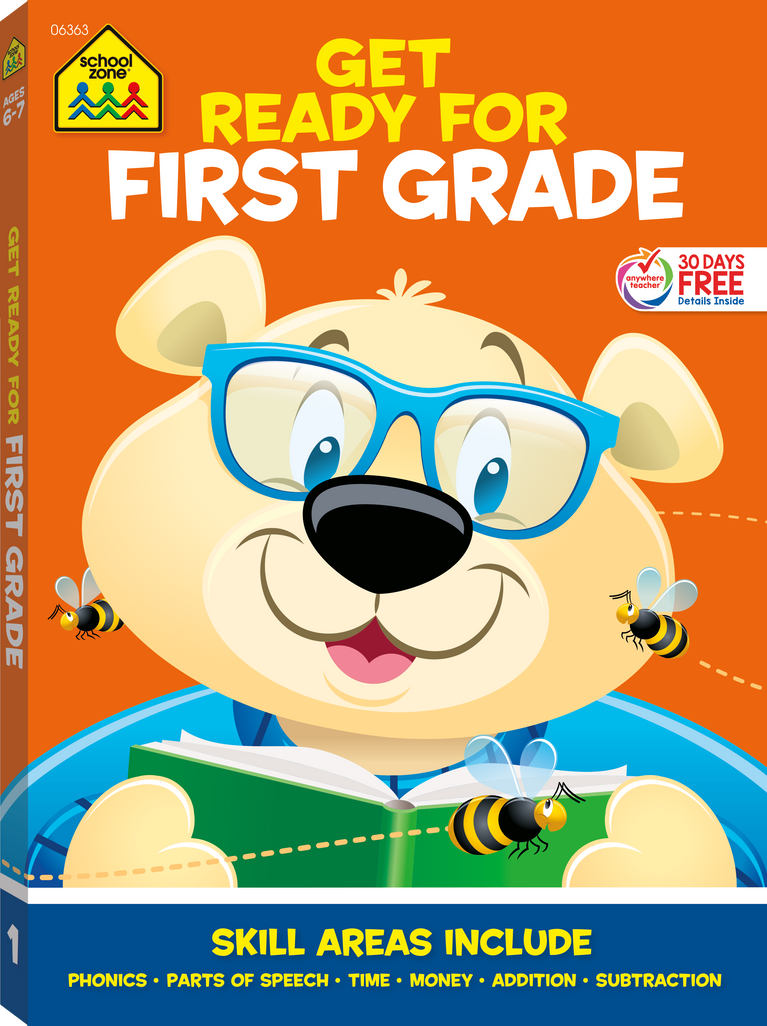 Get Ready For First Grade Workbook – School Zone Publishing Company