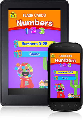 Numbers Flash Cards (Android App) – School Zone Publishing Company